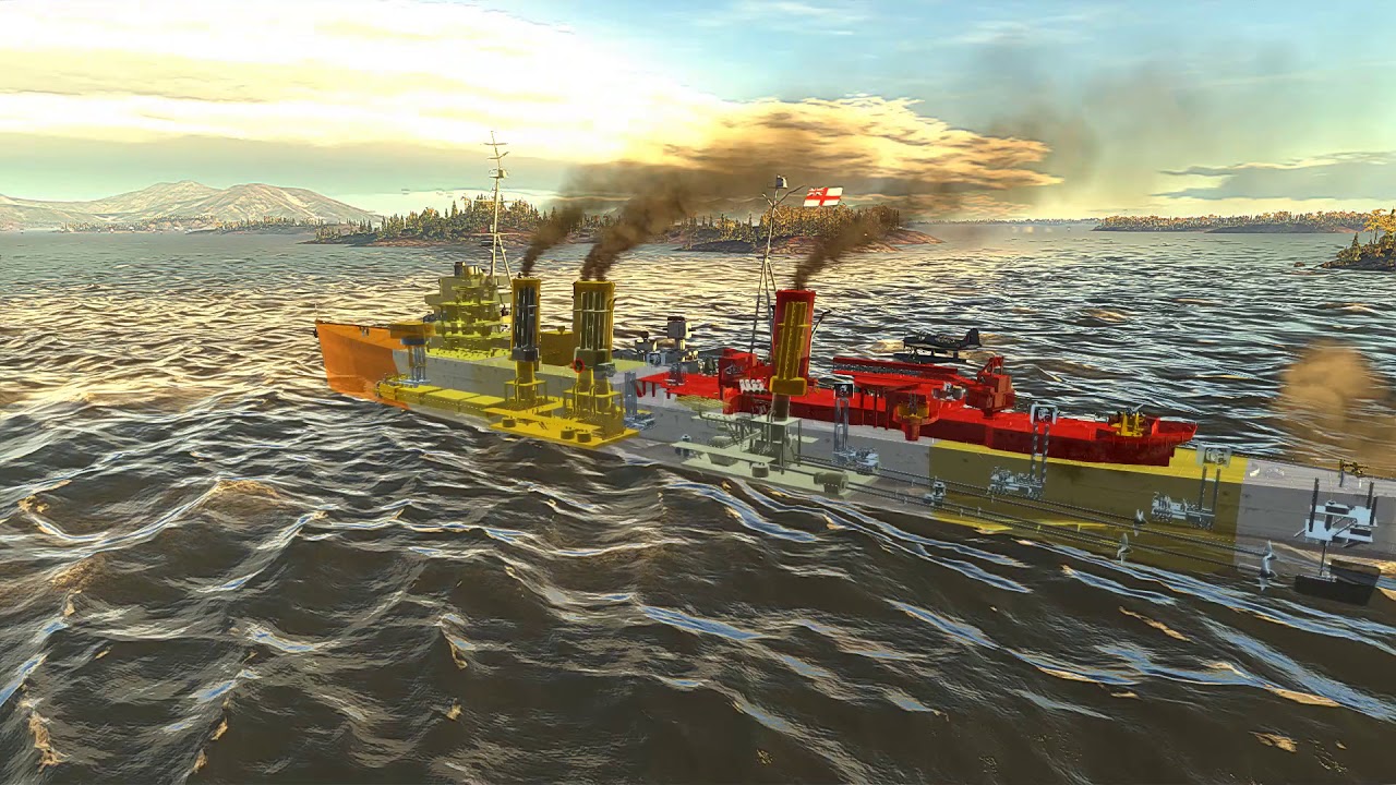 Royal Navy : HMS Enterprise ( D52 ) Emerald-Class light cruisers - YouTube