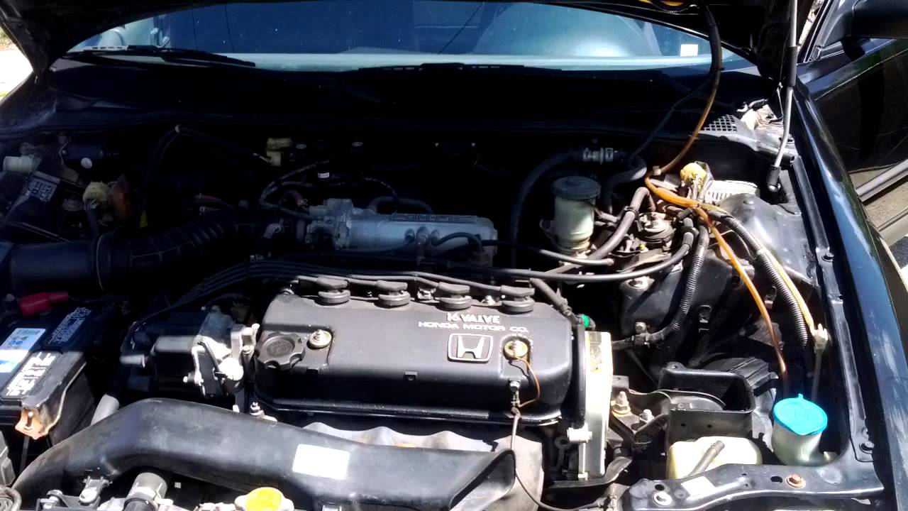 91 Crx Si Engine Bay - YouTube
