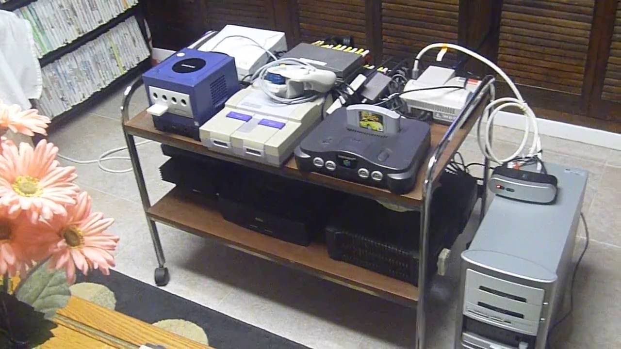 The Retro Game Cart - My retro game setup - YouTube