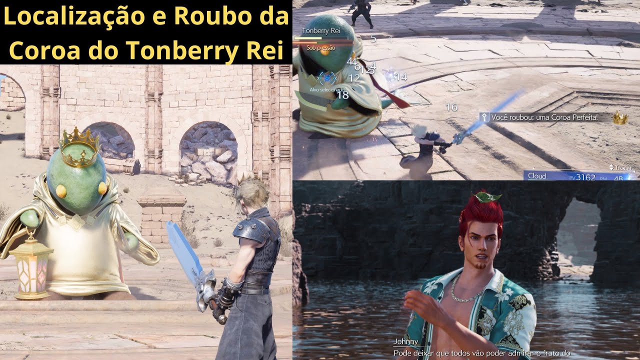 coroa do tonberry rei final fantasy vii rebirth - YouTube