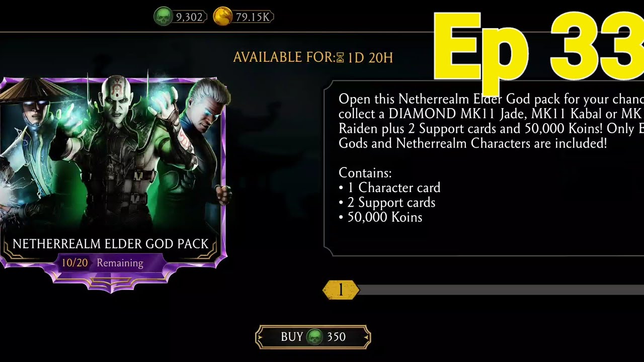Netherealm Elder God Pack: 10 pack Opening Mk Mobile Ep 33 - YouTube