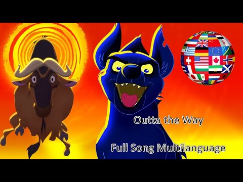 The Lion Guard - Outta the Way (Full Song Multilanguage) - YouTube