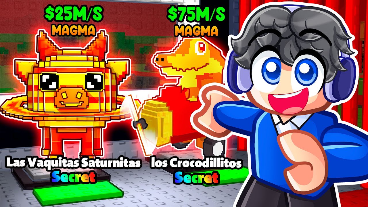 FULL BASE OF SECRET LAVA BRAINROTS in Steal a Brainrot LAVA UPDATE ...