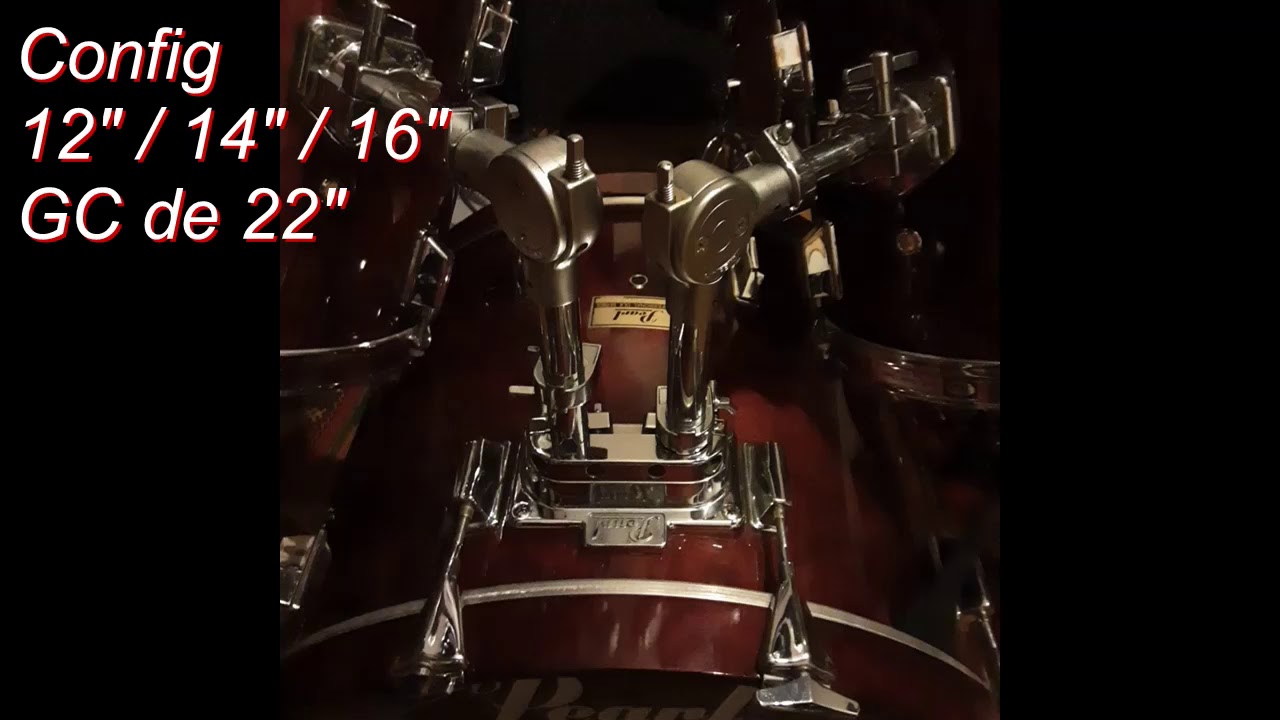 PEARL DLX Professional Séries - batterie vintage - YouTube