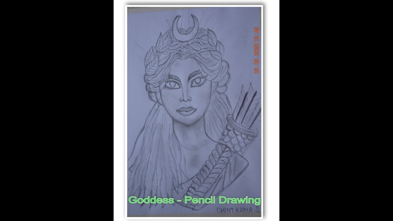 Goddess | Pencil Drawing - YouTube