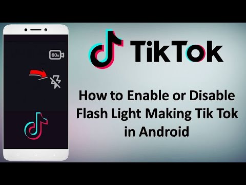 How to Enable Flash Light Creating Video in Tik Tok in Android in Hindi ...