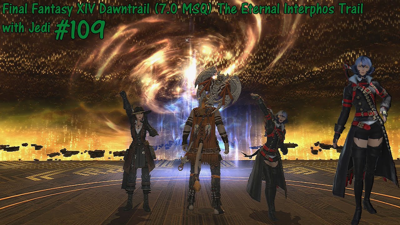 Final Fantasy XIV Dawntrail (7.0 MSQ) The Eternal Interphos Trail with ...