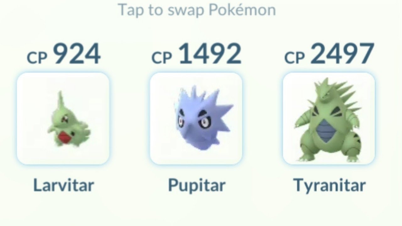 Tyranitar Evolution