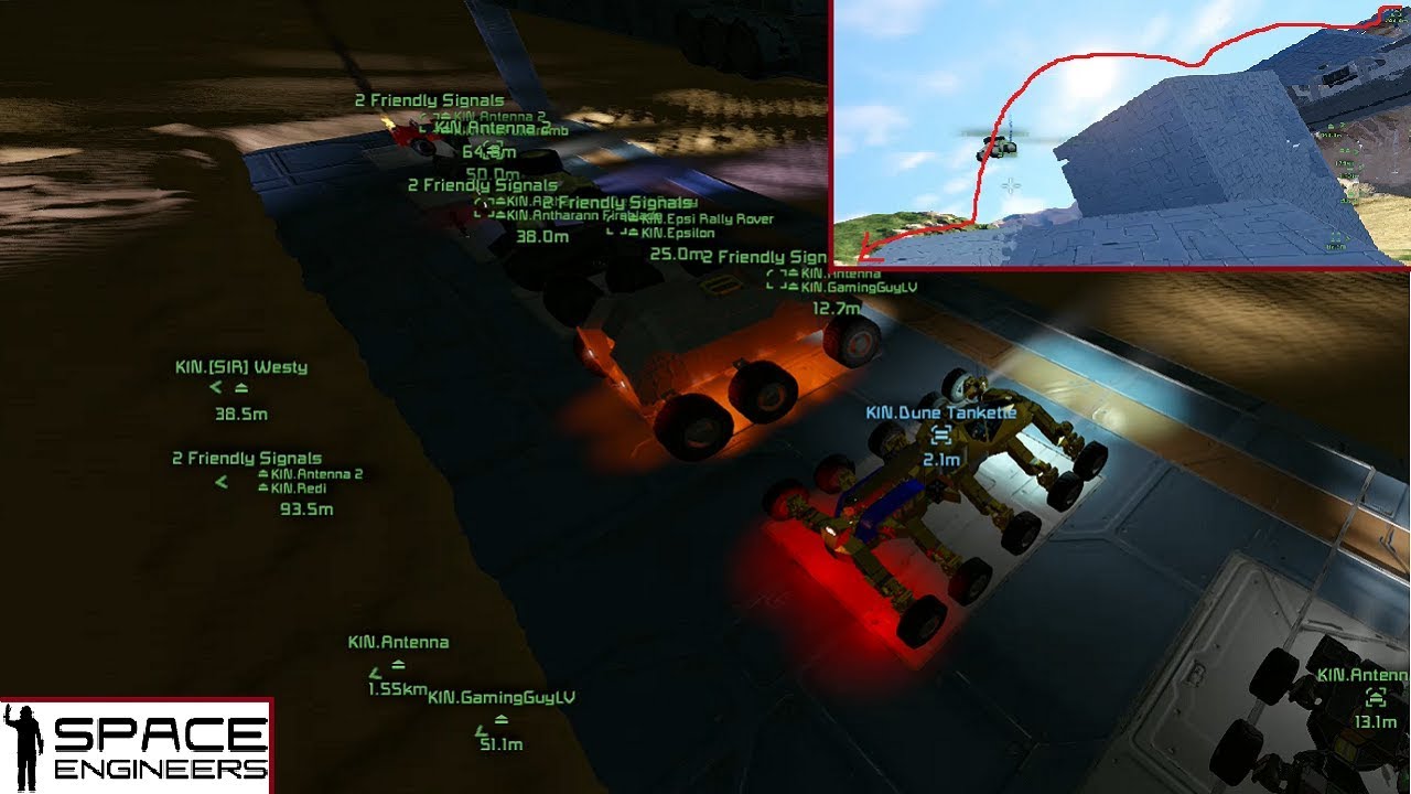 [Space Engineers] Small car race with LSG community! - YouTube