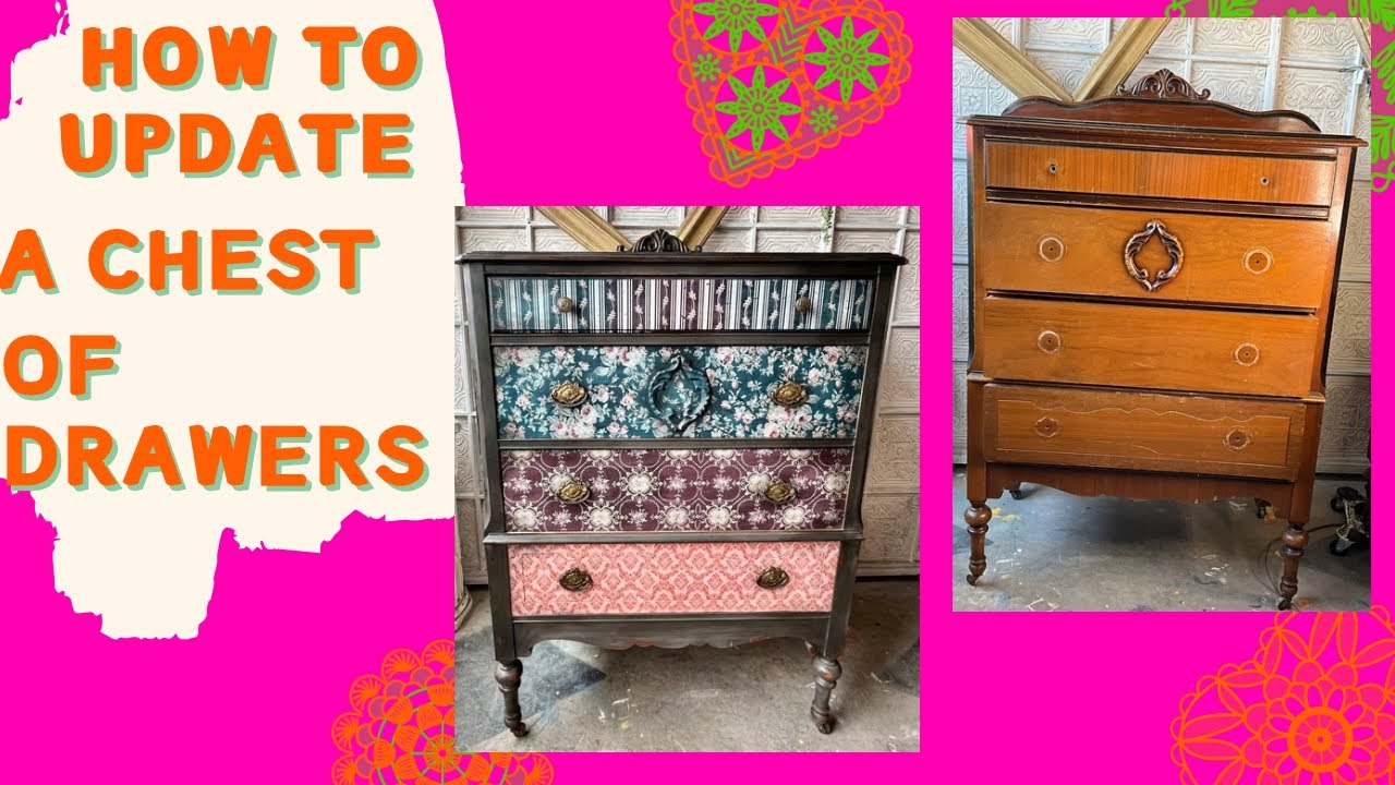 How To Update A Chest of Drawers - YouTube