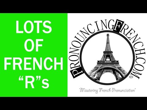Word of the Week #30 - Lots Of French “R's” - Mastering French ...