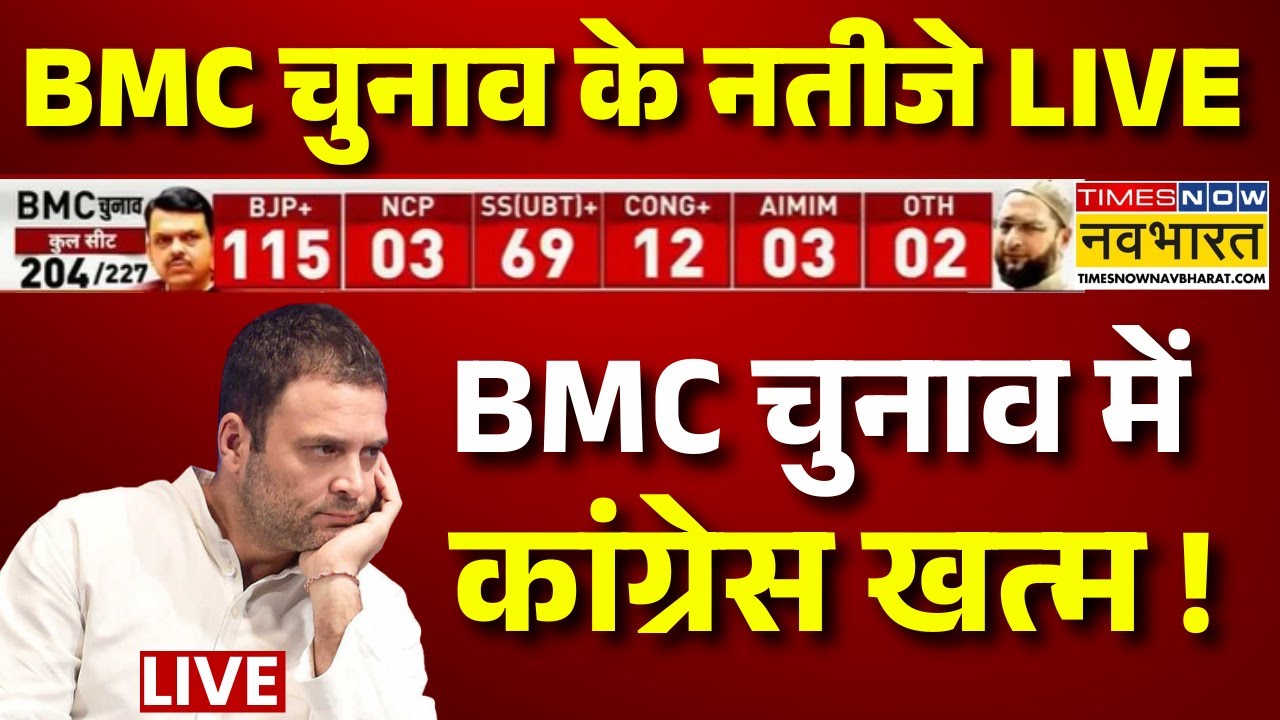 Election Results 2026 Live । BMC चुनाव में कांग्रेस को फायदा ! BMC ...