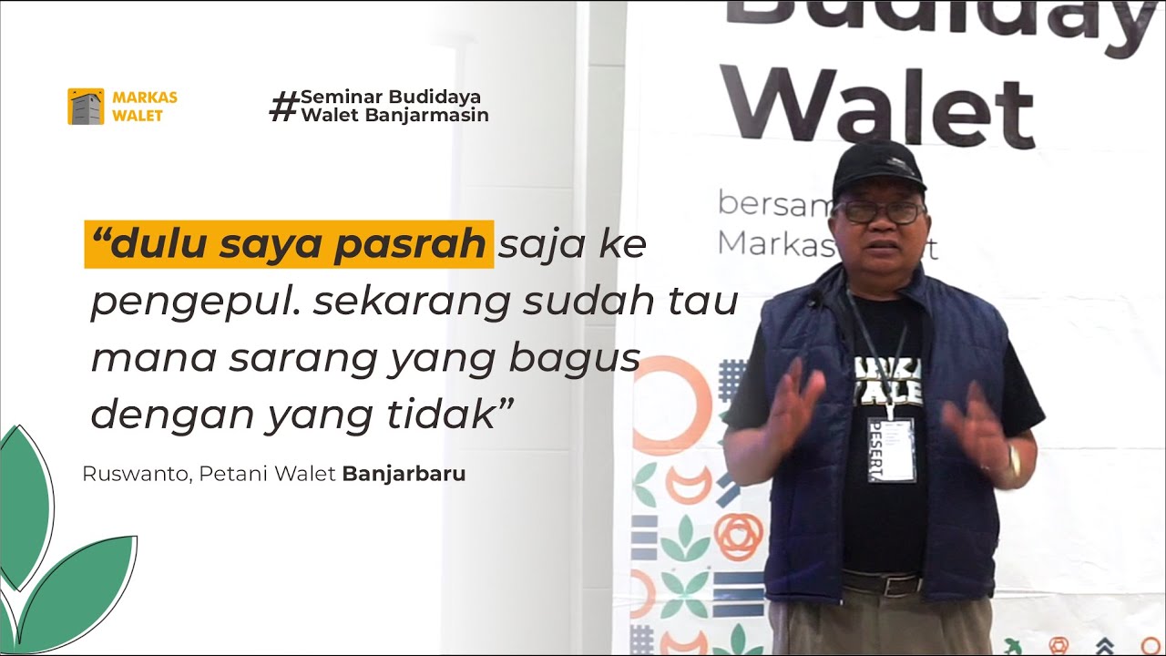 DULU SAYA PASRAH SAJA HARGA SARANG WALET KE PENGEPUL.... | SEMINAR ...