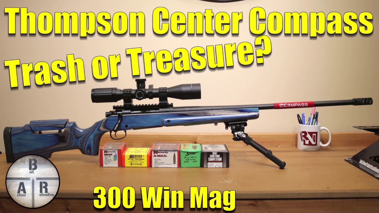 Thompson Center Compass - Problems with 300 Win Mag - YouTube