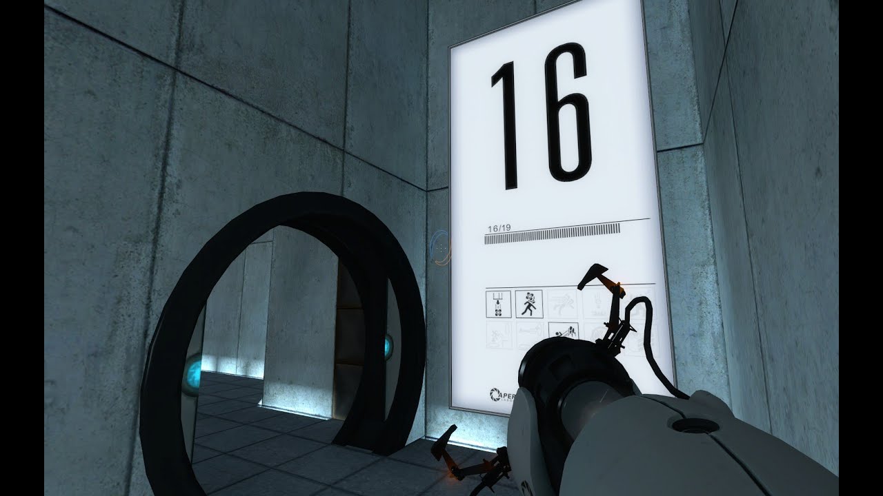 "Portal" Advanced Chamber 16 Playthrough - YouTube