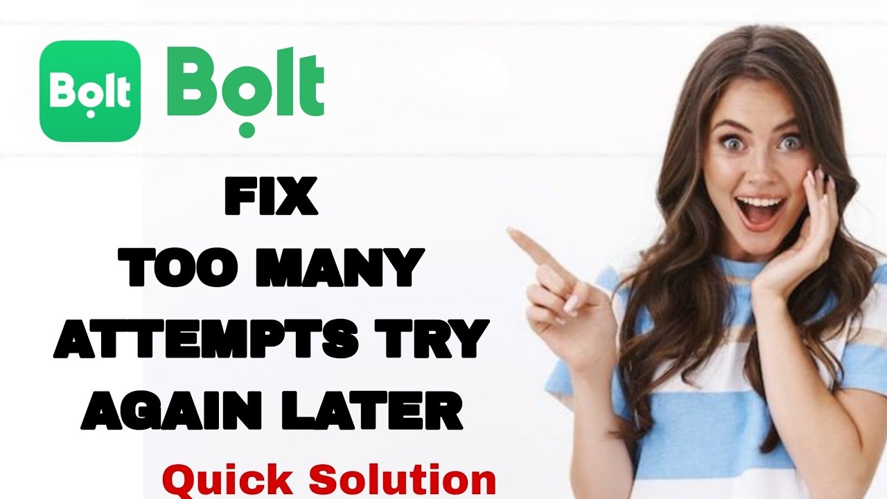 How To Fix And Solve Too Many Attempts Try Again Later On Bolt App ...
