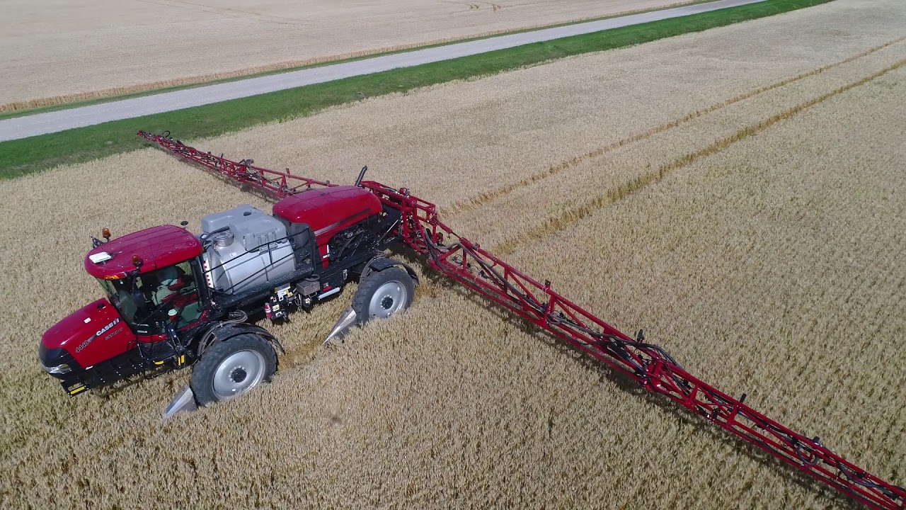 Pre Harvest Spraying of Wheat - YouTube
