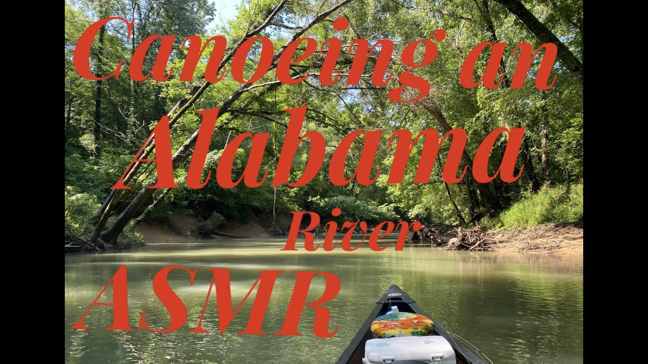 Canoeing an Alabama River; ASMR - YouTube