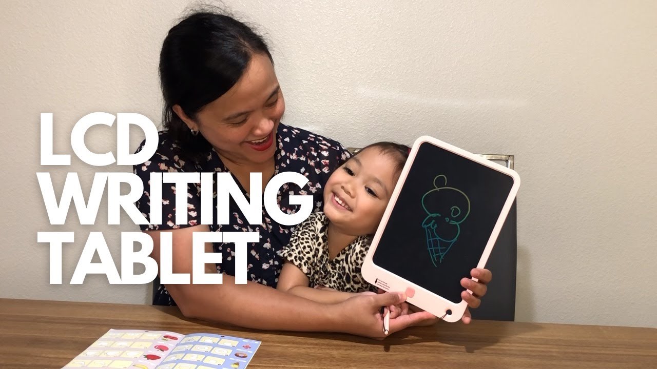 LCD Writing Tablet for Kids Toys - YouTube