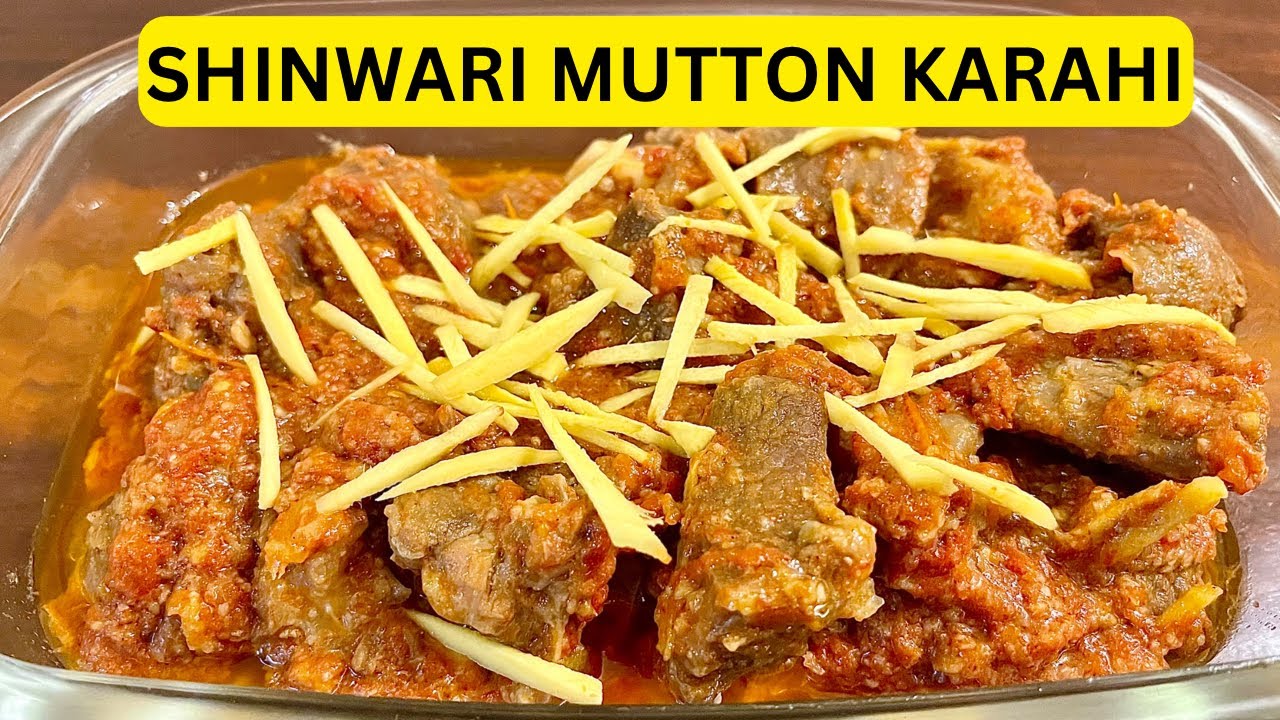 Simple Last Minute Recipe To Make: Shinwari Mutton Karahi - YouTube
