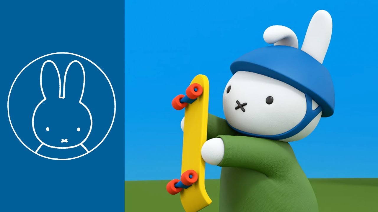 Miffy the Skater | Miffy's Adventures Big & Small | Series 3 | Episode ...
