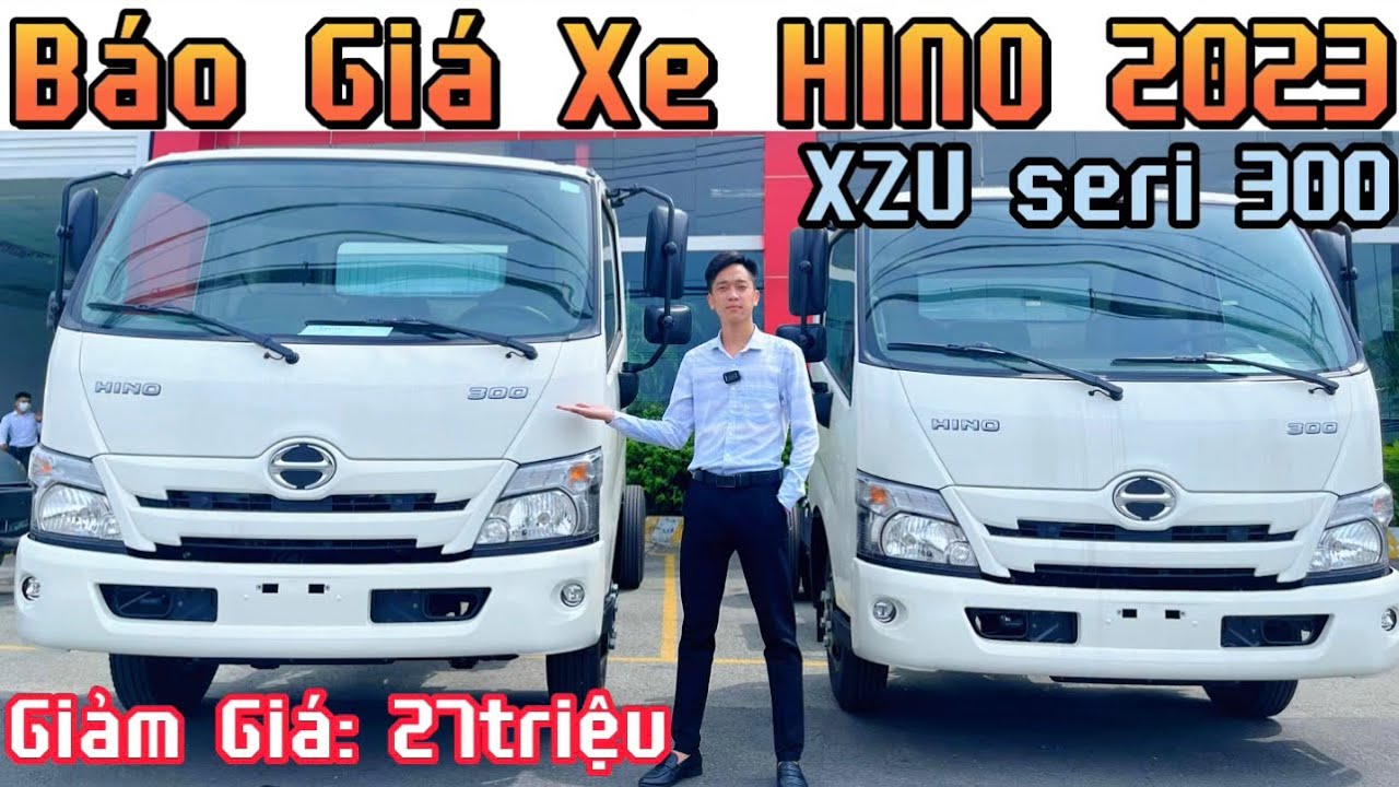 Báo Giá Xe Tải Hino XZU 300 Series 2023 | 2.4T 3.5T 5T | Xe có sẳn giao ...