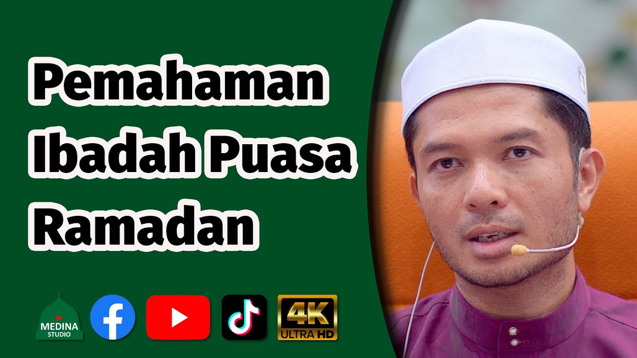 Ustaz Dr. Mohd Hamidi Ismail - Pemahaman Ibadah Puasa Ramadan | 4K ...