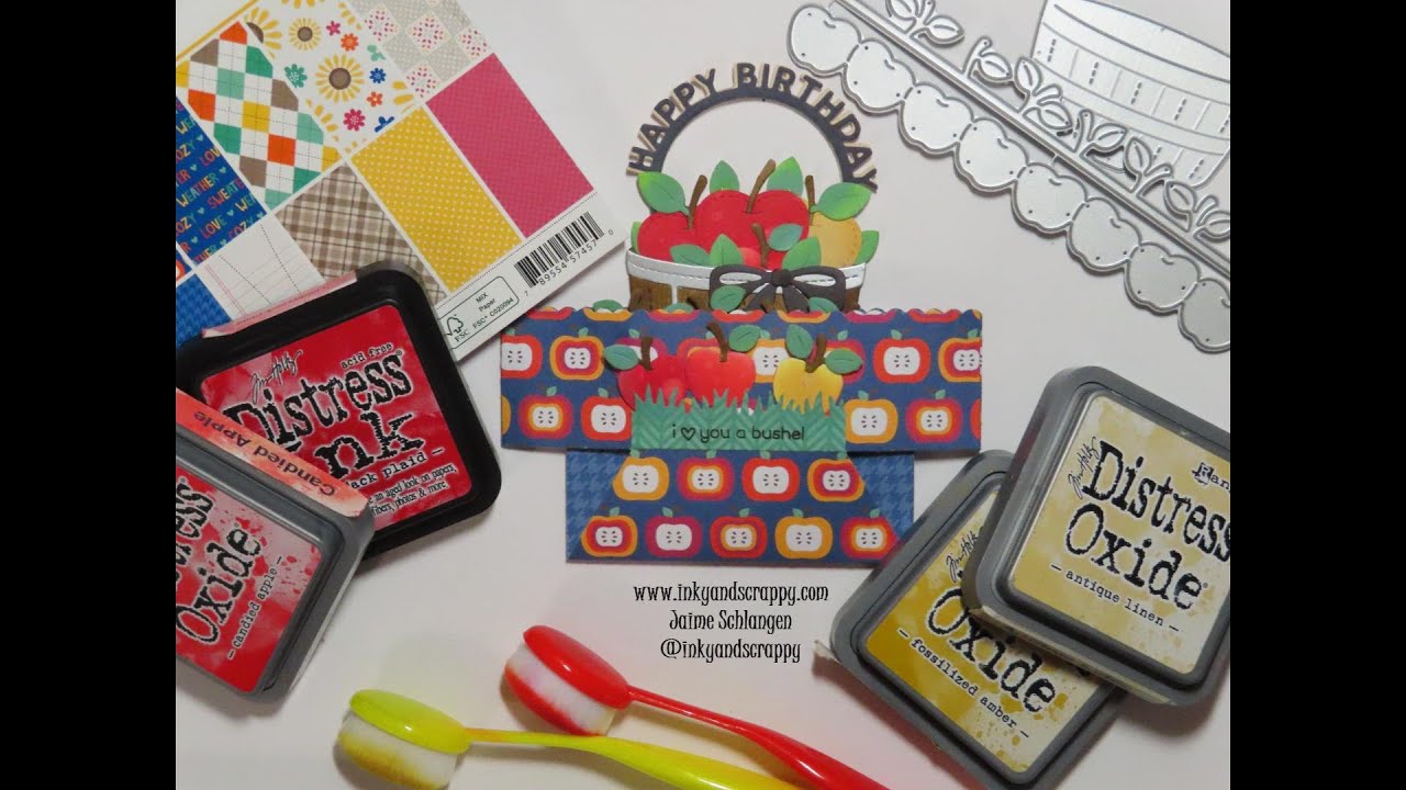 Bushel of Birthday Love- Lawn Fawn Platform Pop-up w/ Build-A-Bushel ...