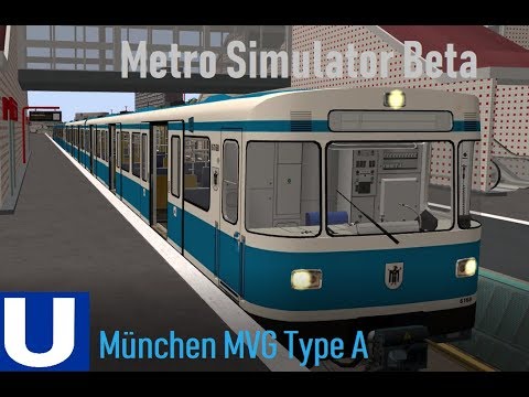 Metro Simulator Beta U Bahn München MVG Type A - YouTube