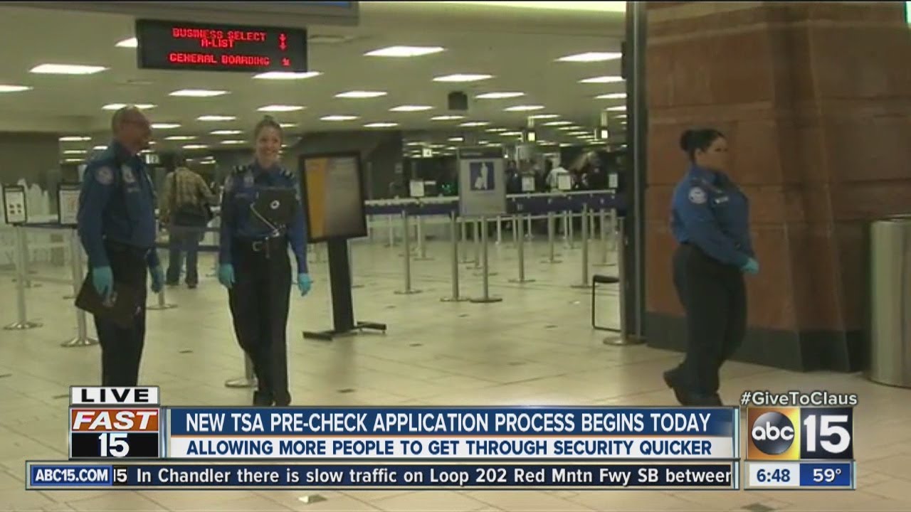 New TSA pre-check application process begins - YouTube