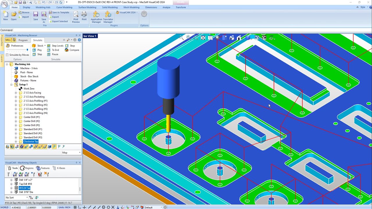 CAMJam #550: Machining from a 2D Drawing in VisualCADCAM - YouTube