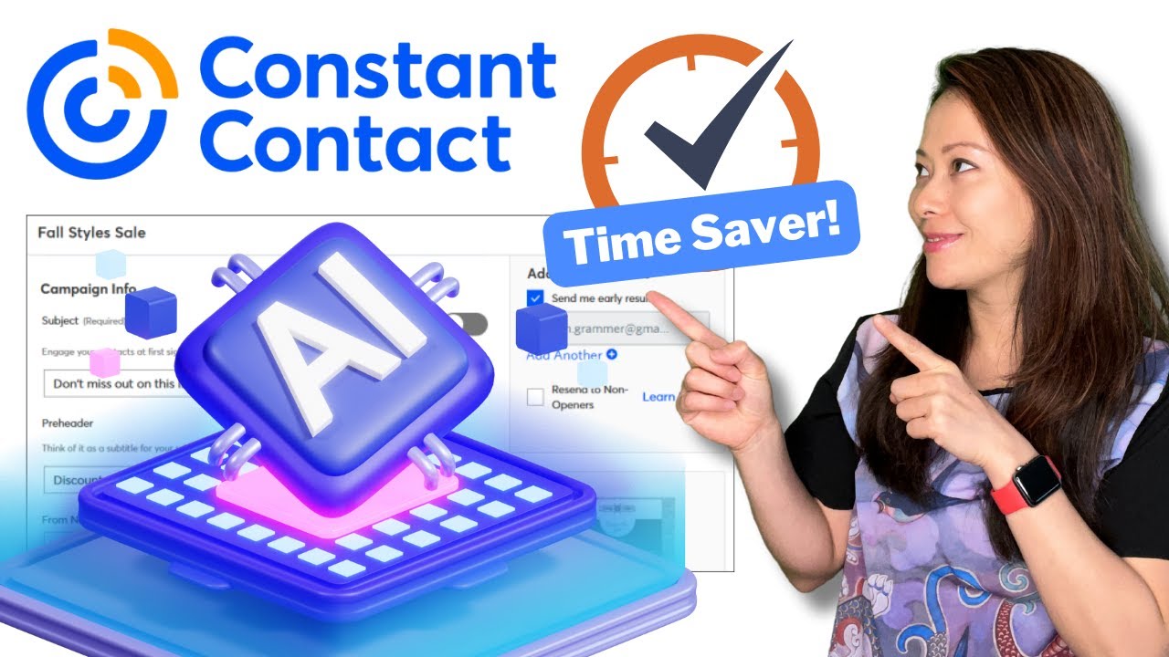 How to save time on email marketing with AI | Constant Contact Review ...