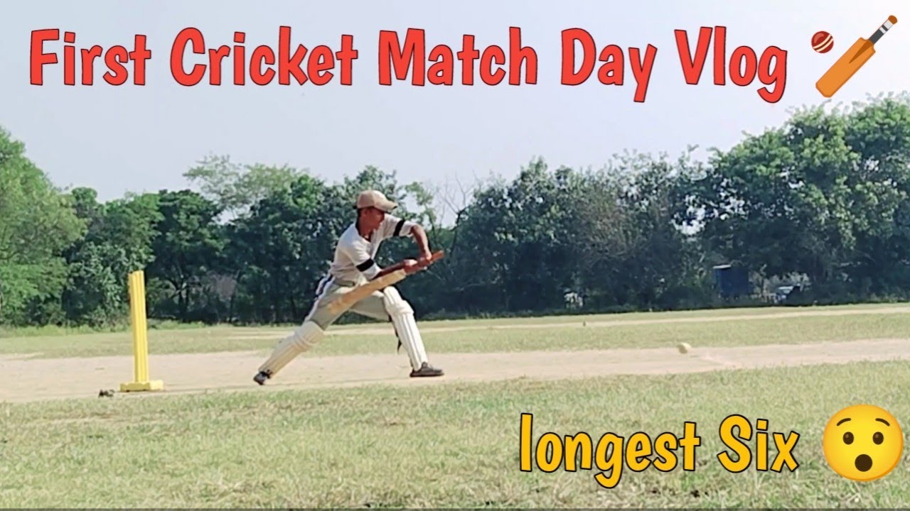 First Cricket Match Day Vlog - YouTube