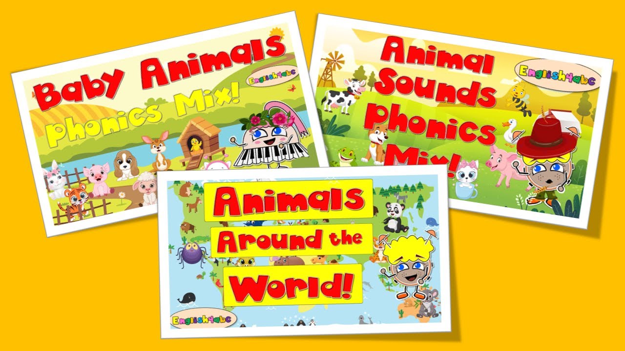 Animals Compilation / Baby Animals / Animal Sounds / Animals Around the ...