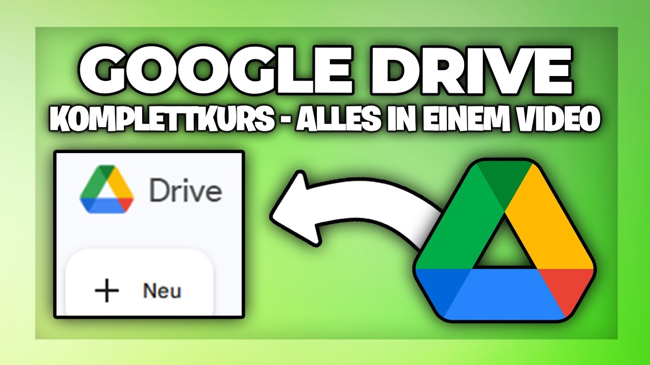 Google Drive komplett erklärt für Anfänger 2026 - alles was du wissen musst (Komplettkurs) - YouTube