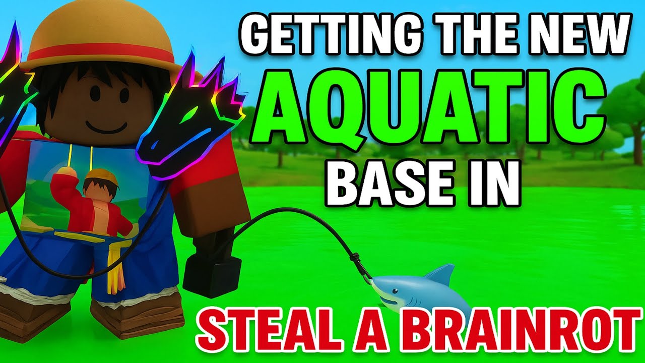 GETTING THE NEW AQUATIC BASE IN STEAL A BRAINROT (Roblox) - YouTube