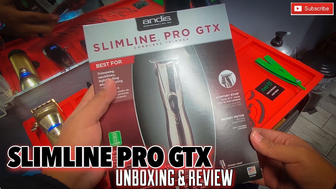 SLIMLINE PRO GTX UNBOXING & REVIEW | Barber Vlogmas: Day 1 - YouTube