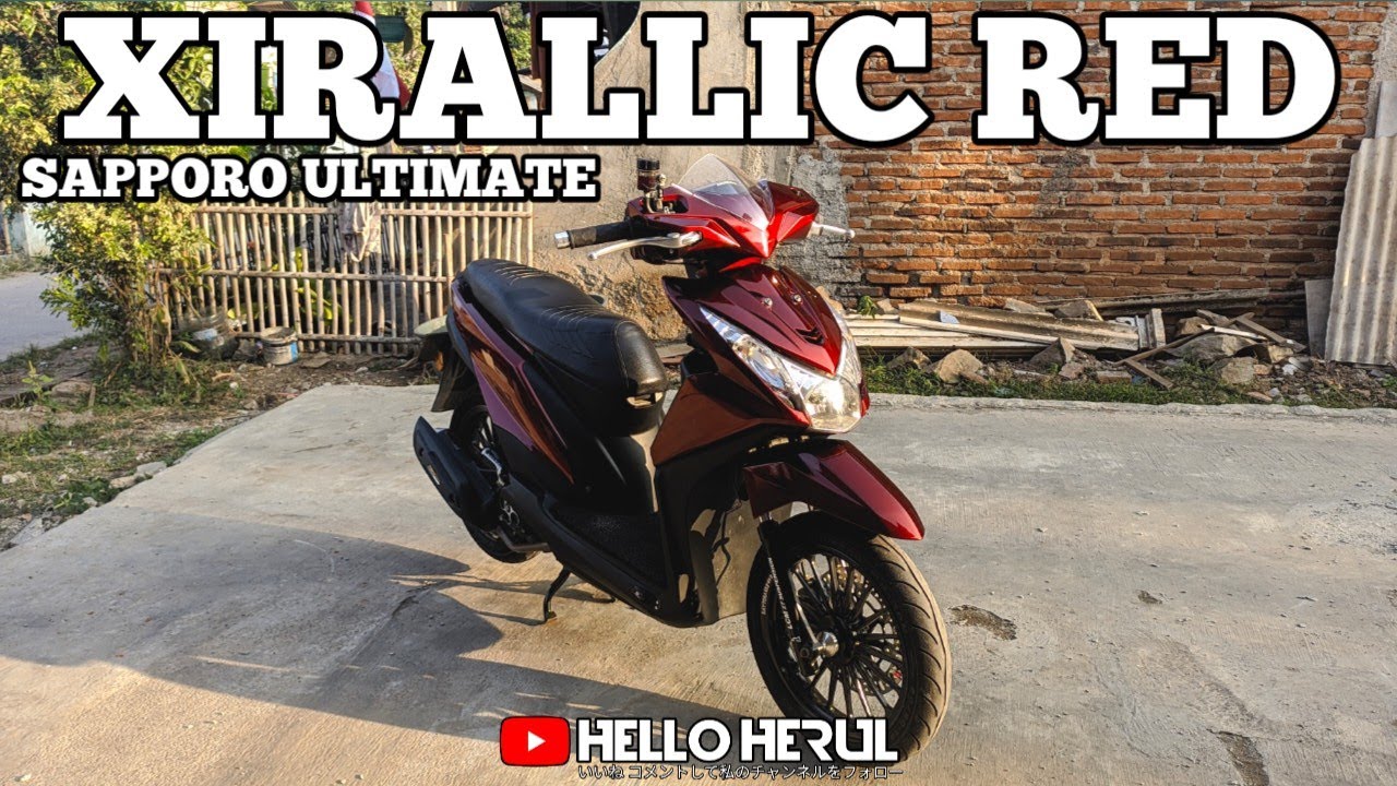 Repaint body xirallic red - YouTube