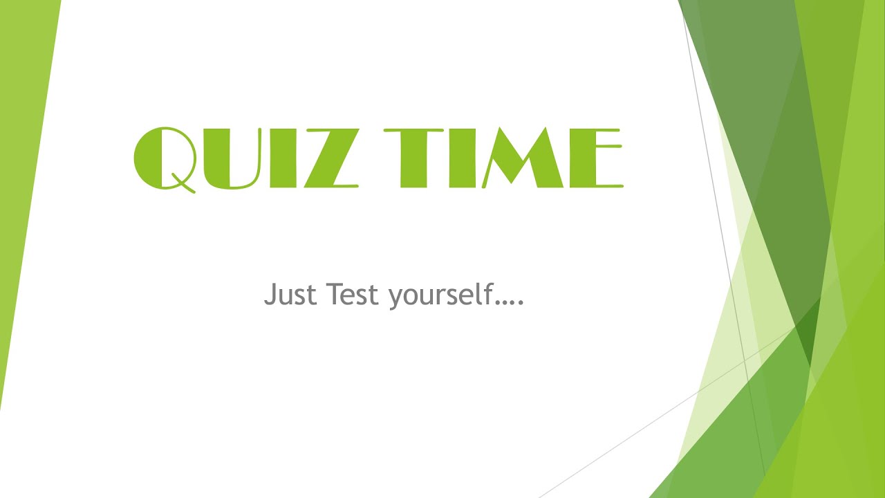 SCIENCE QUIZ TIME - YouTube