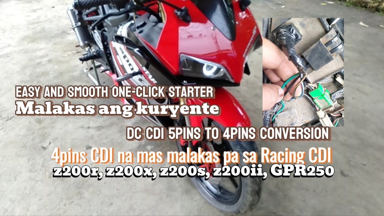 Easy CDI conversion one-click engine start no delay | z200s, z200x ...
