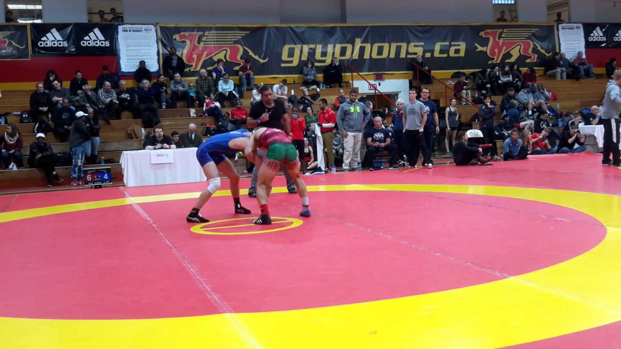 2016 Guelph Open: 61 kg Bronze Mizam Tamaradze vs. Elvir Uzunovic - YouTube