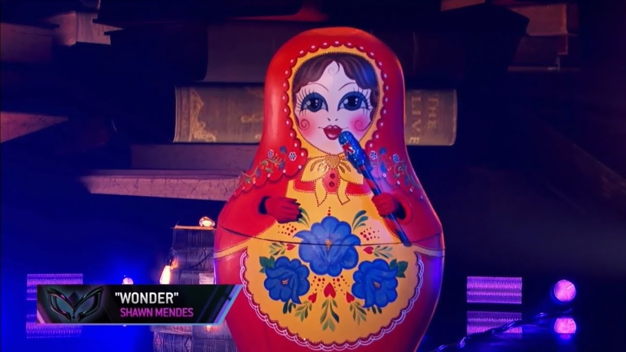 Russian Dolls Perform "Wonder" By Shawn Mendes | Masked Singer | S5 E3 ...