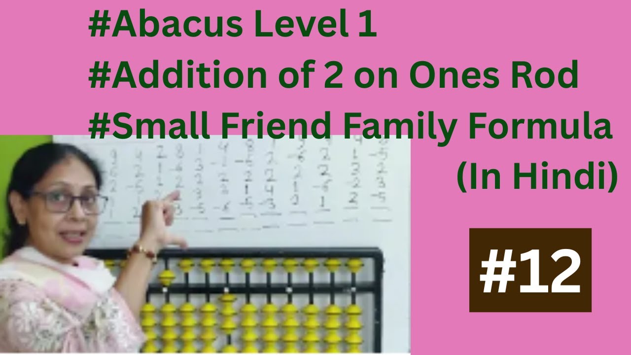 Live Class :Abacus -Level 1IAbacus Small Friend Family I In Subtraction ...