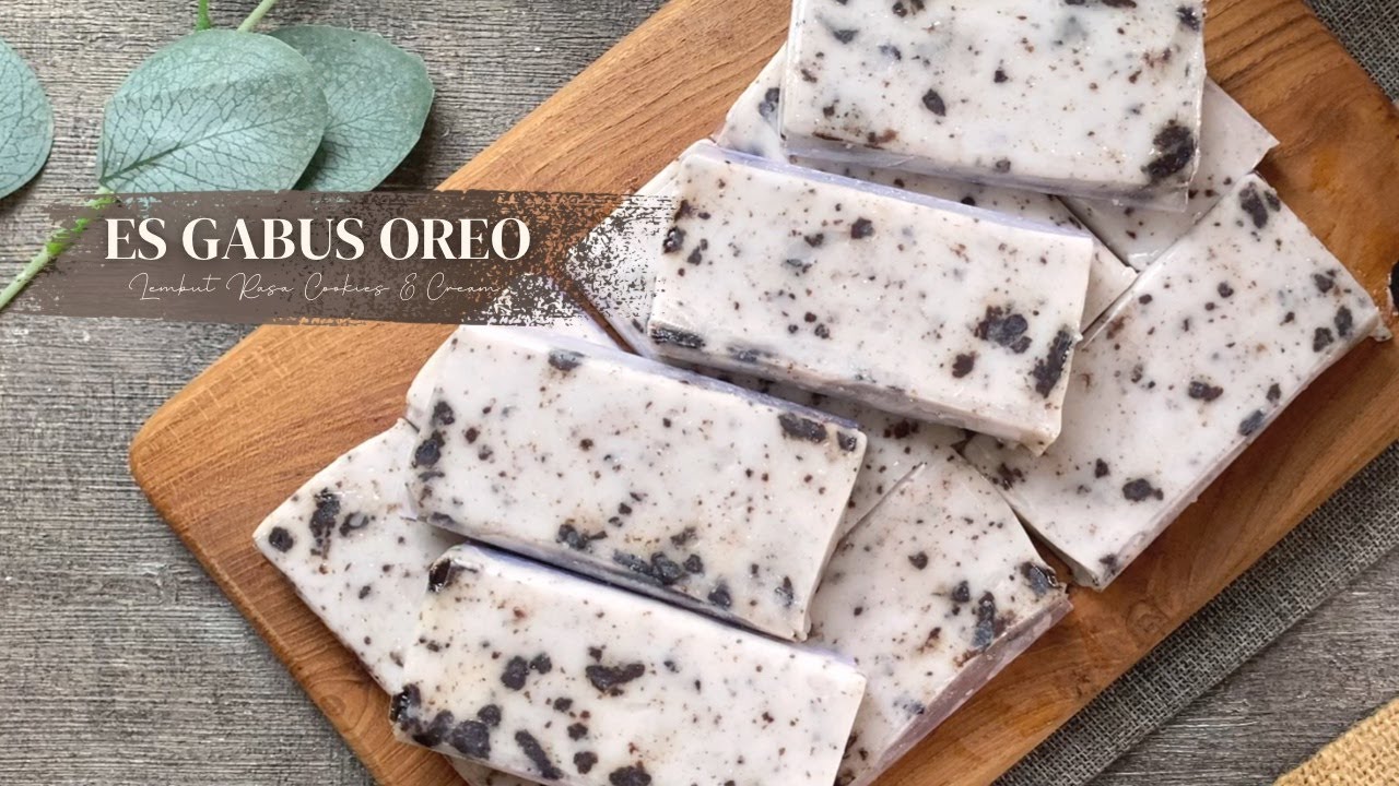 Lembut Enak Banget! Membuat Es Gabus Oreo Simple | Es Gabus Hunkwe ...