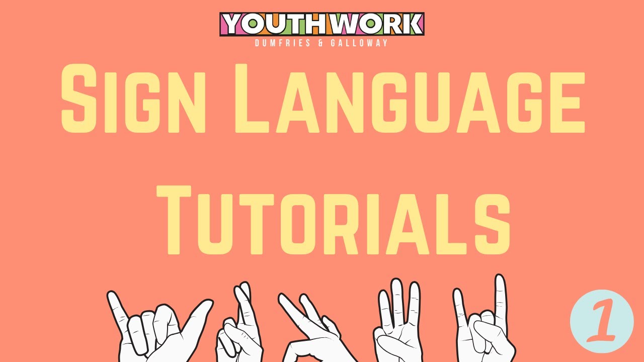 British Sign Language Tutorial - 1 - YouTube