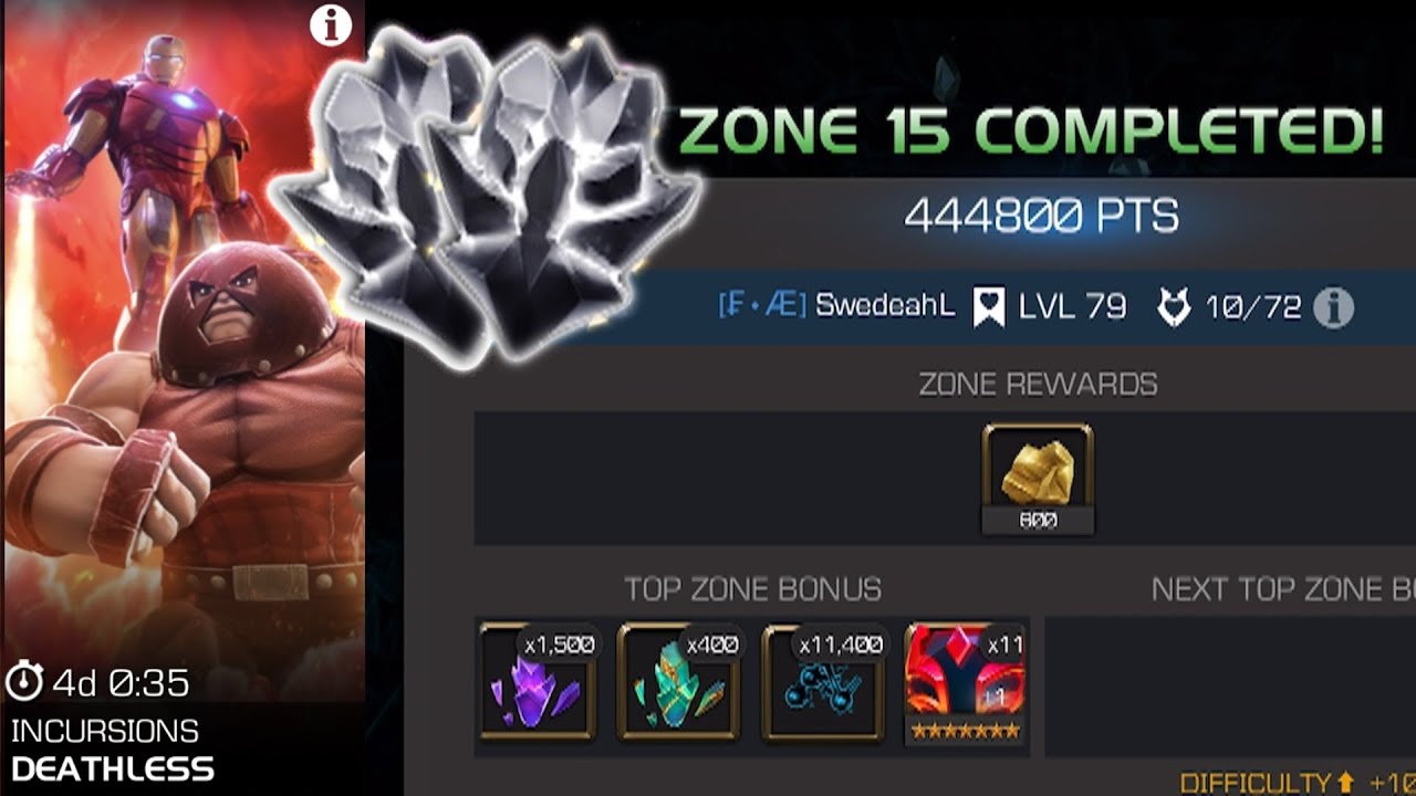 Deathless Incursions - FINAL ZONE - x2 Incursion Crystals - YouTube