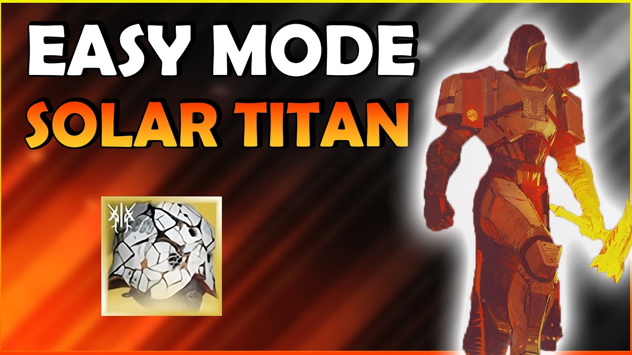 Easy Mode mit diesem Solar Titan // Dauerhaft Wiederherstellung ...