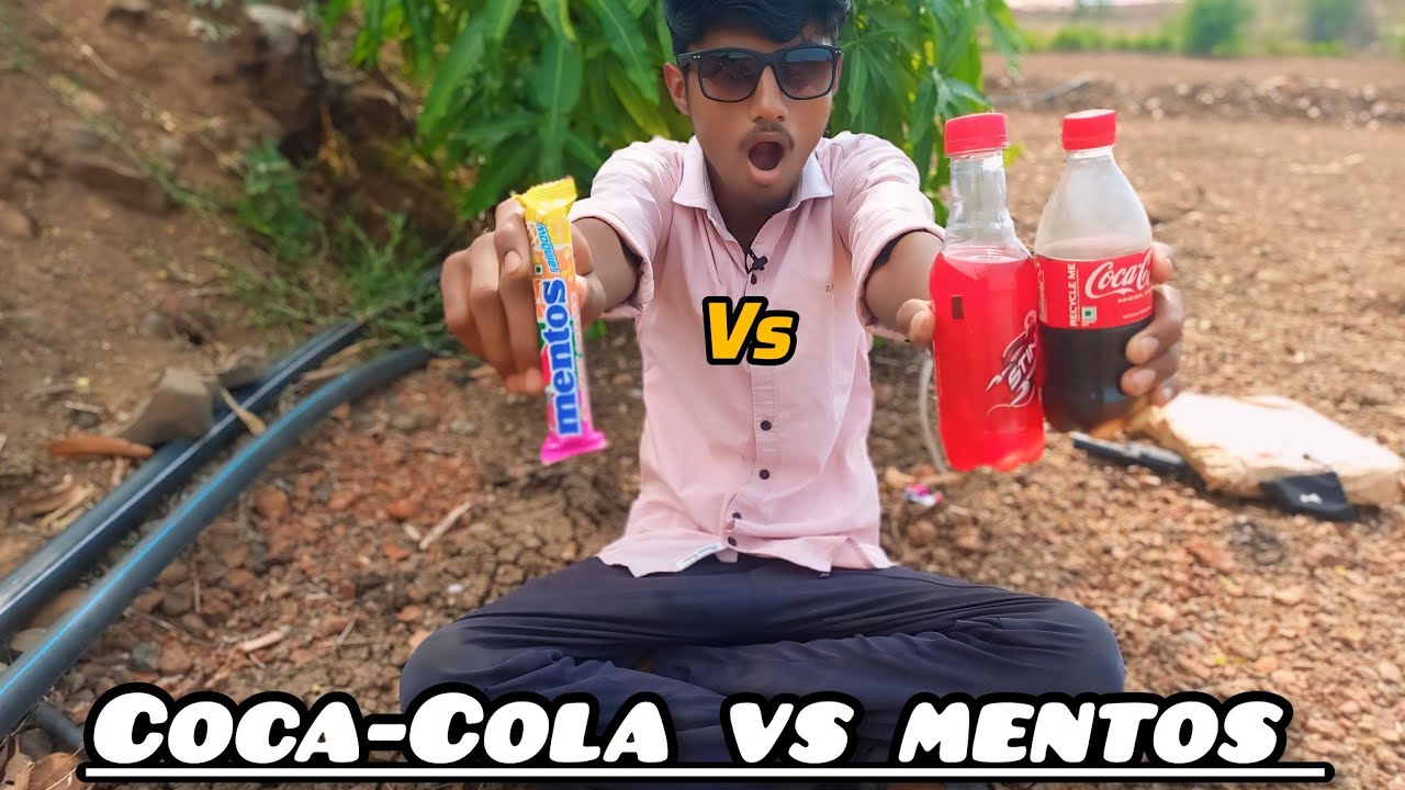 Coca-Cola vs mentos vs sting experiment | amazing reaction - YouTube
