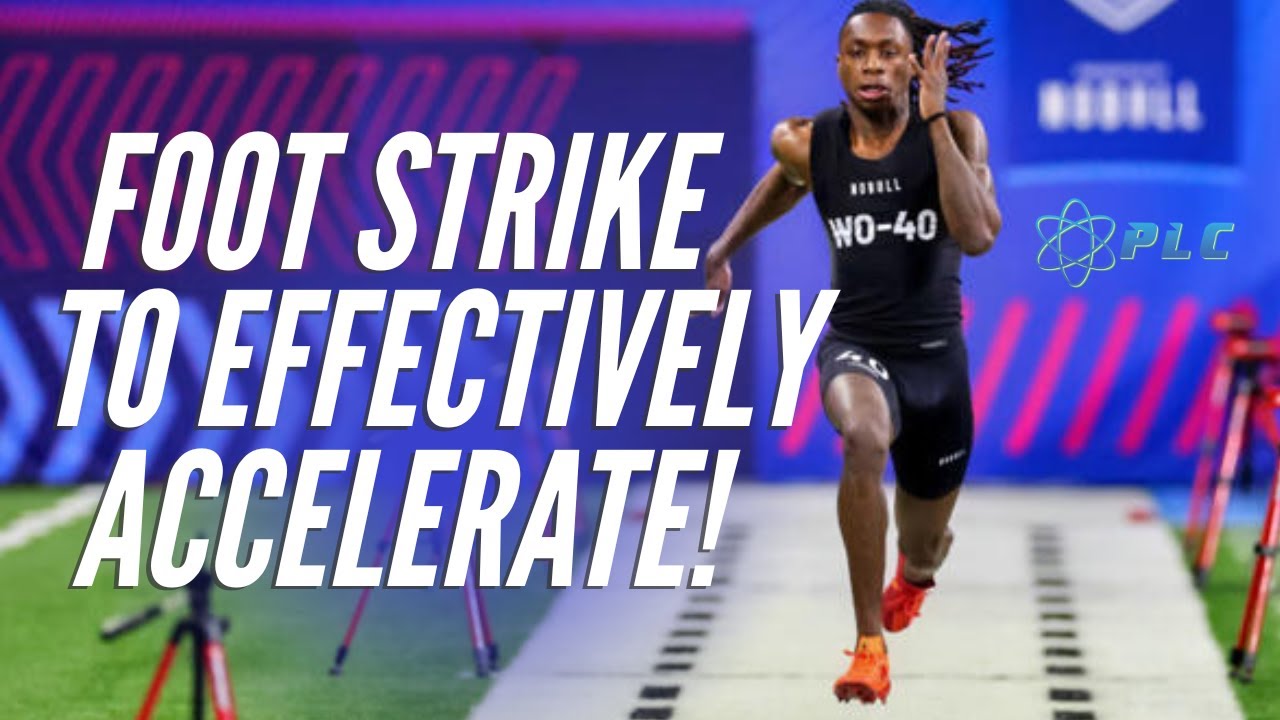 Foot Strike For Effective Acceleration When Sprinting #howtorunfaster # ...