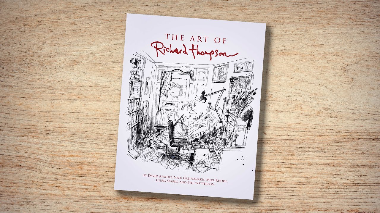 The Art of Richard Thompson (book flip) - YouTube